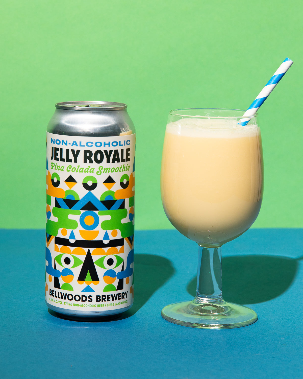 Non-Alcoholic Jelly Royale (Piña Colada)