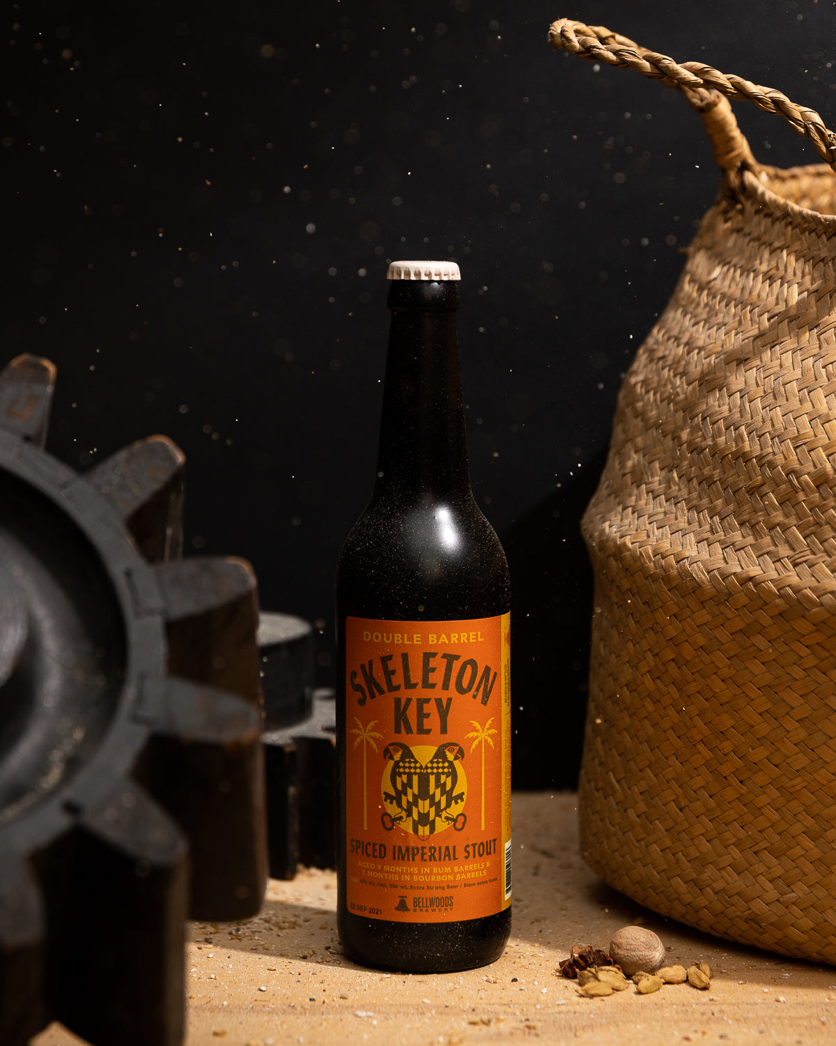 Double Barrel Skeleton Key (Rum and Bourbon)