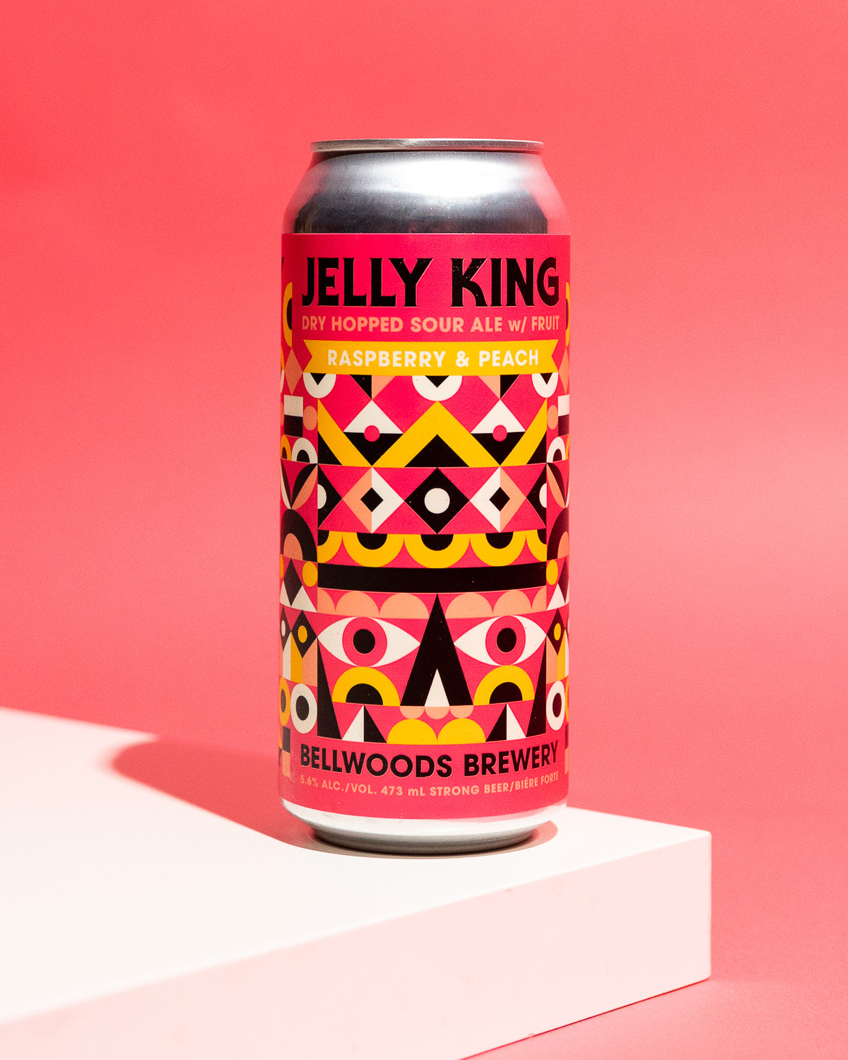 Jelly King Raspberry & Peach Can