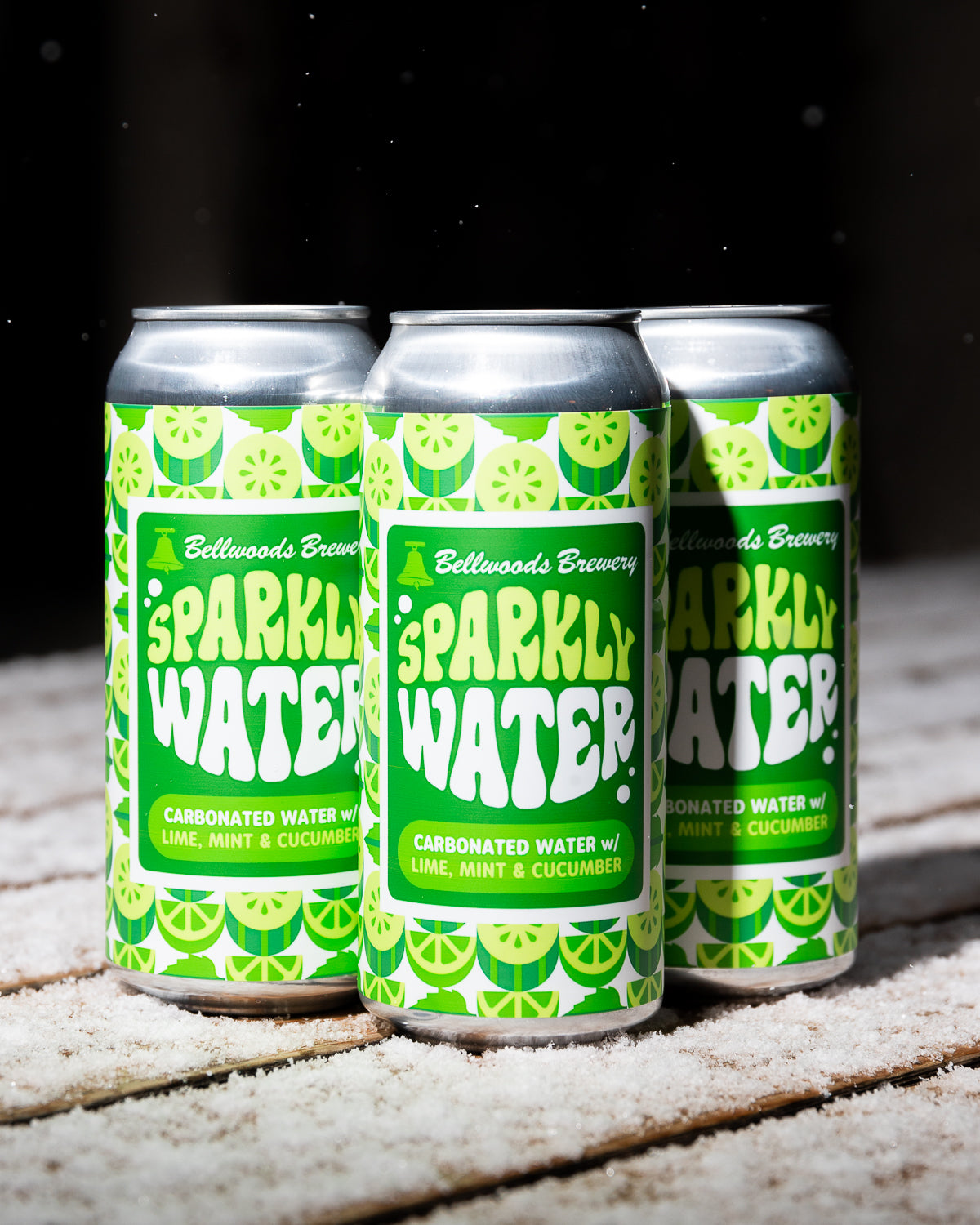 Sparkly Water w/ Lime, Mint & Cucumber